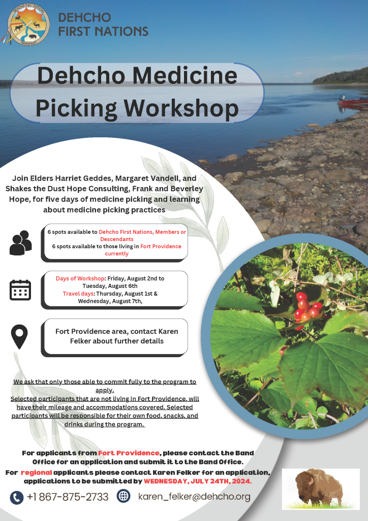 Dehcho Medicine Picking Workshop | Dehcho First Nations